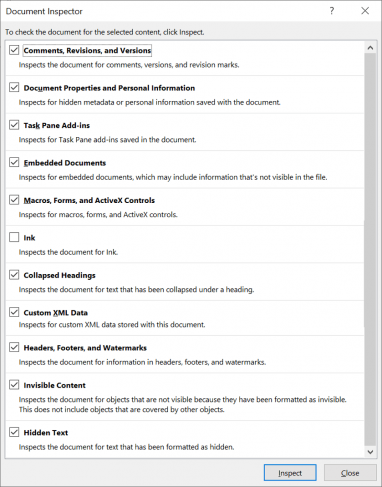 Inspect a Word Document for Integrity and Flaws | What Professional ...