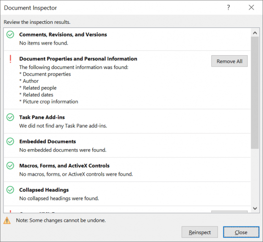 Inspect a Word Document for Integrity and Flaws | What Professional ...